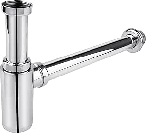 Rinwywey Universal Siphon for Sink and Washbasin, Tube Odour Trap ...