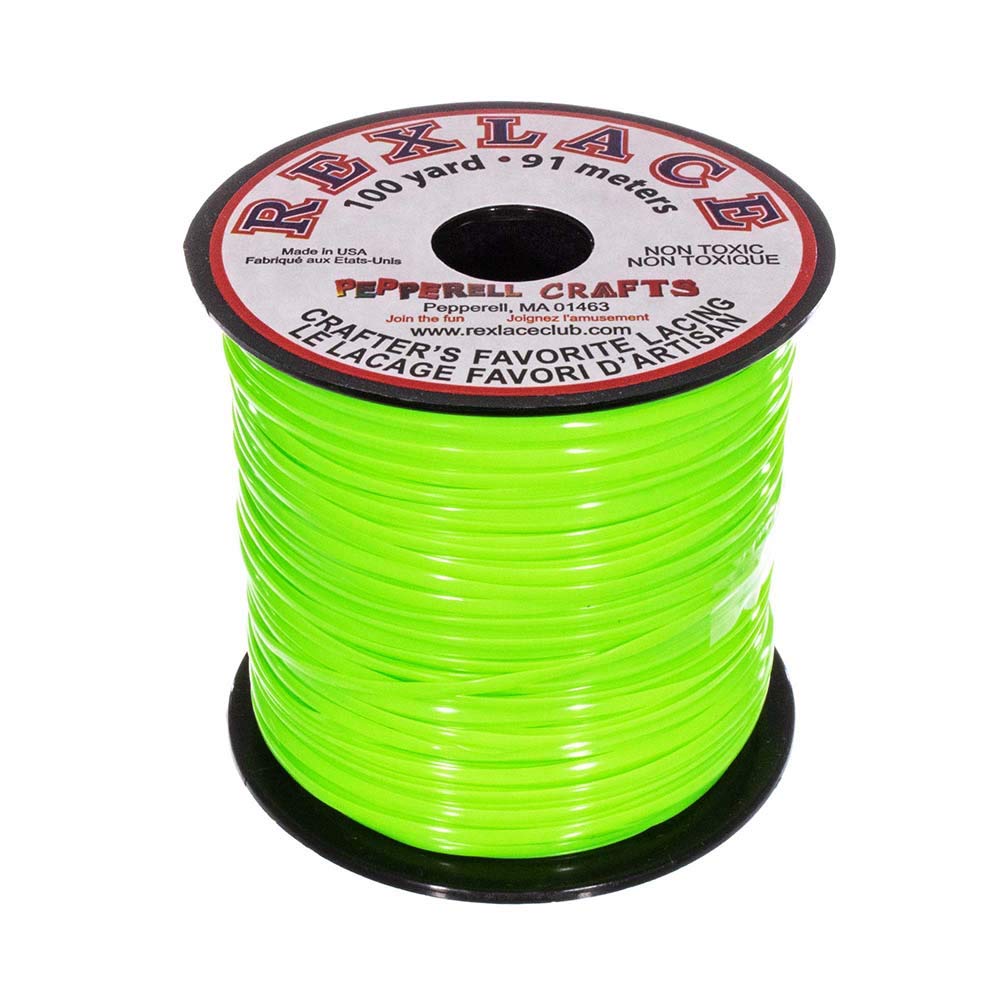 Amazon.com: Craft County Rexlace Plastic Craft Lace, 3/32-Inch (Apple ...