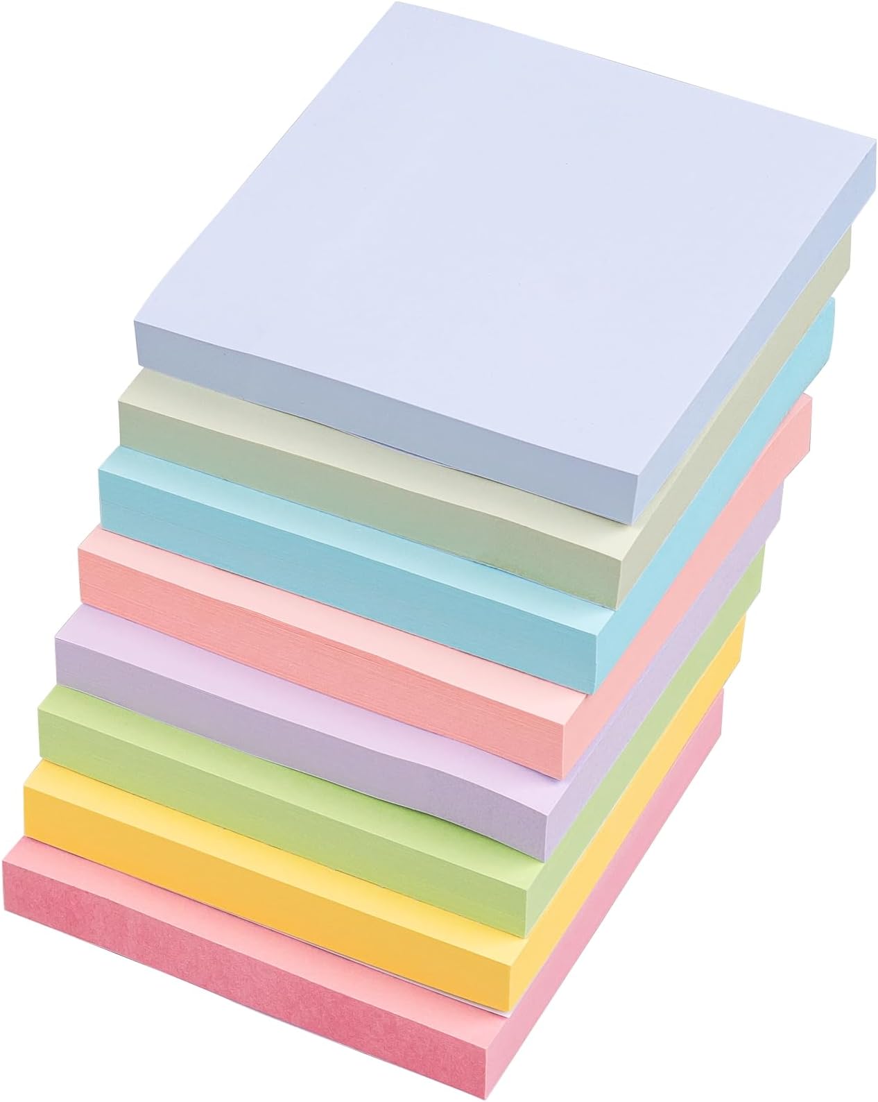 Amazon.com : Sticky Notes, 5 Pack 3x3 Bright Colors Self-Stick Pads, 80 ...