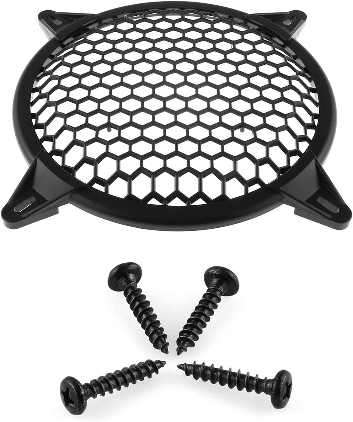 Amazon.com: Facmogu 2PCS 8in Woofer Steel Mesh Grill, Black Speaker ...