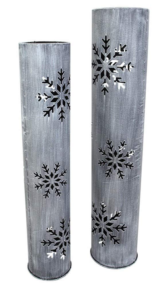 Snowflake Metal Candle Lanterns Interchange A Glow Series: Snowflake