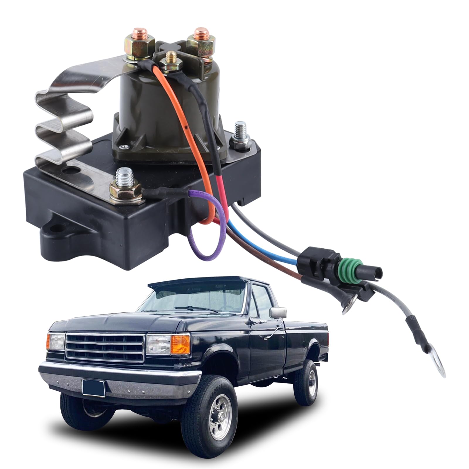 DOLKSN Glow Plug Module Controller Compatible with 1983-1994 Ford F-250 ...