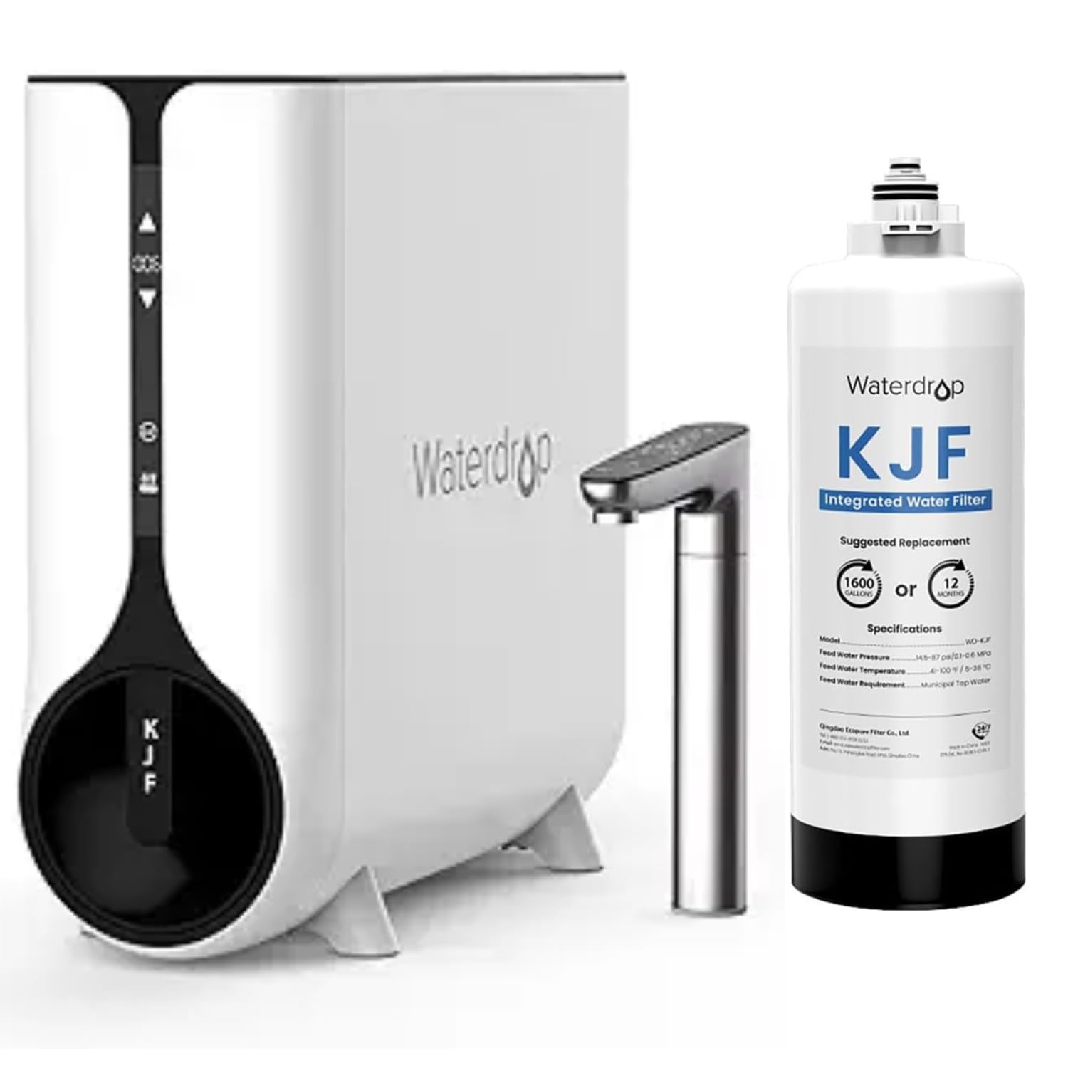 Waterdrop Reverse Osmosis System, Instant Hot Water Dispenser, 600 GPD ...