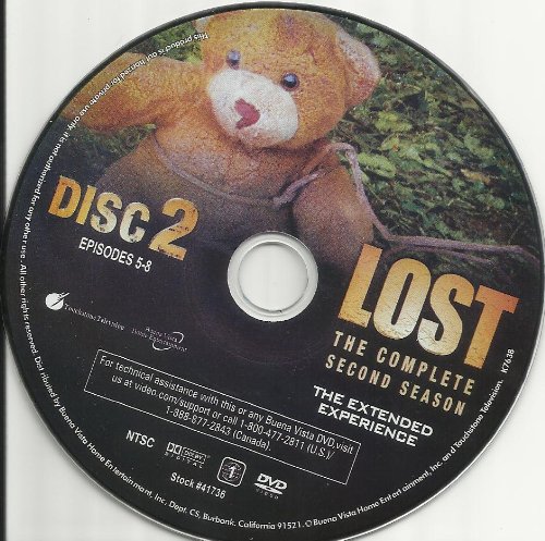 Amazon.com: LOST SEASON 2 DISC 2 REPLACEMENT DISC! : Movies & TV