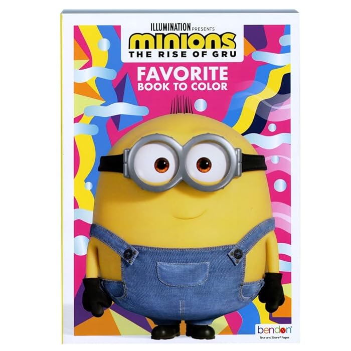 Buy Bendon Inc. Minions 2 Coloring Book with Activities - Minions Jumbo ...