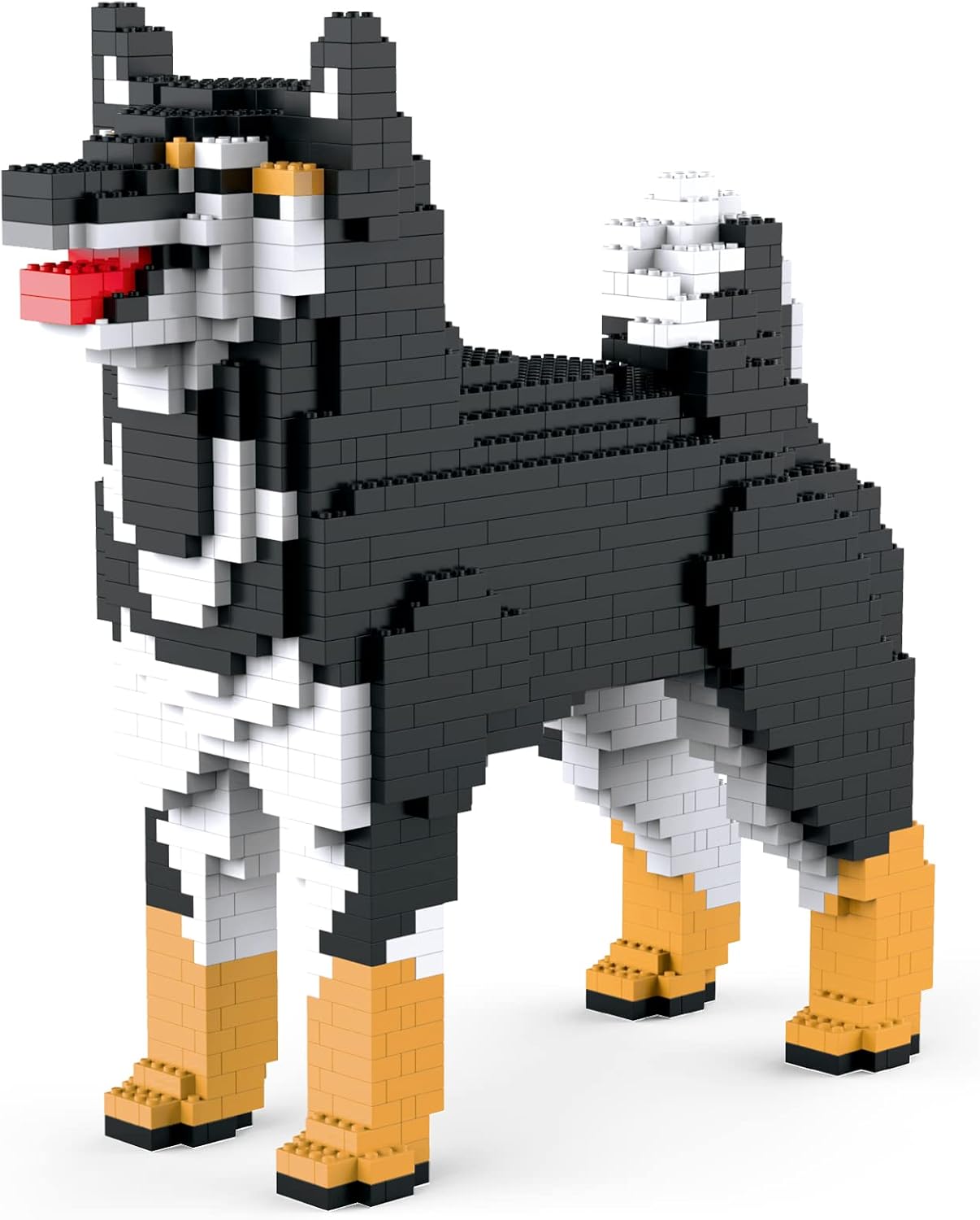 Buy Large Dog Building Blocks Sets, 1:1 Life-Size Shiba Inu Animal Toy ...
