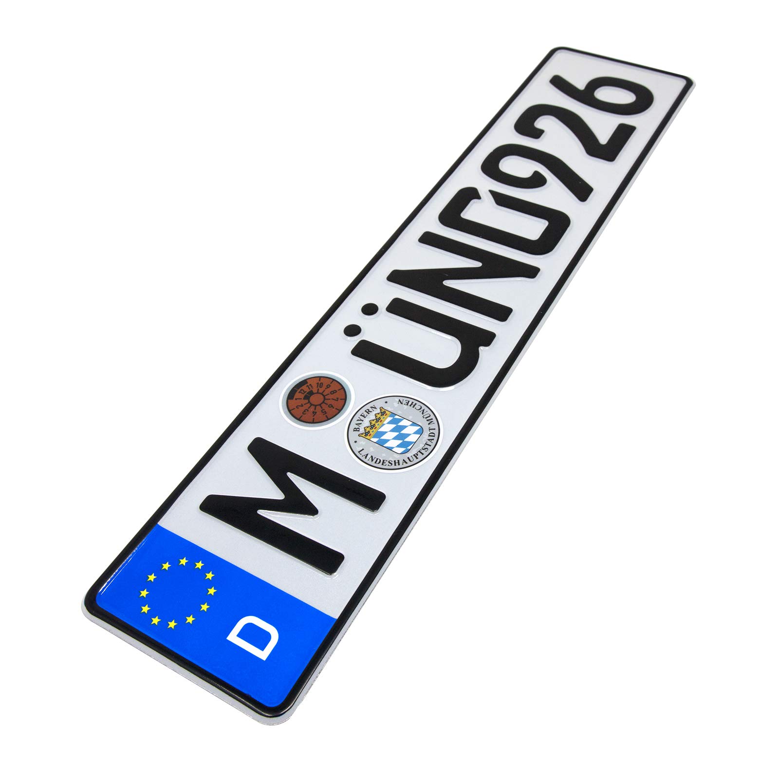 Collectible Georgia License Plates European German-Style License Plate ...