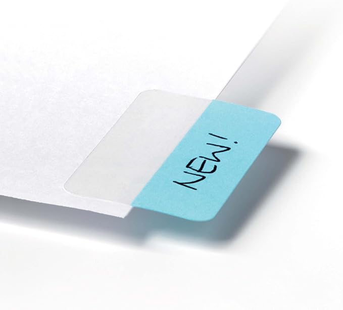 Durable Quick Tab Self-Adhesive Index Tabs | 40 mm width | Pack of 48 ...