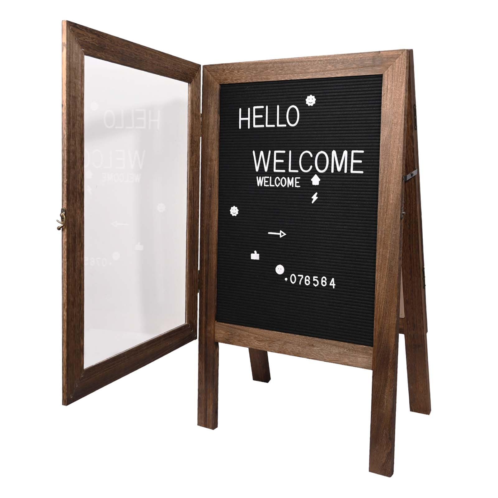 Snapklik.com : AIWFL Double-Sided Display Felt Letter Board