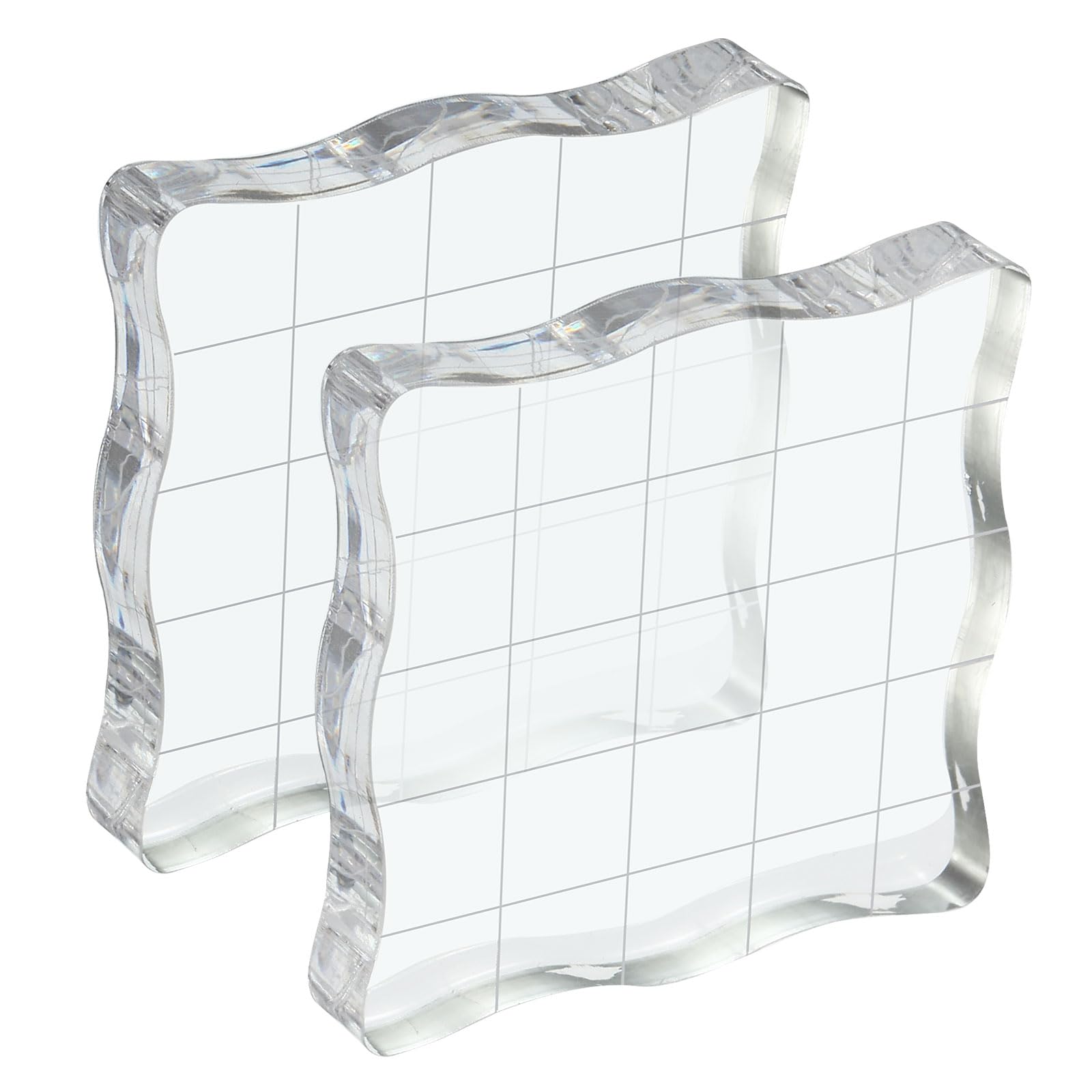 Lane Change Section Slot Car PATIKIL 2-Pack Clear Acrylic Stamp Blocks ...