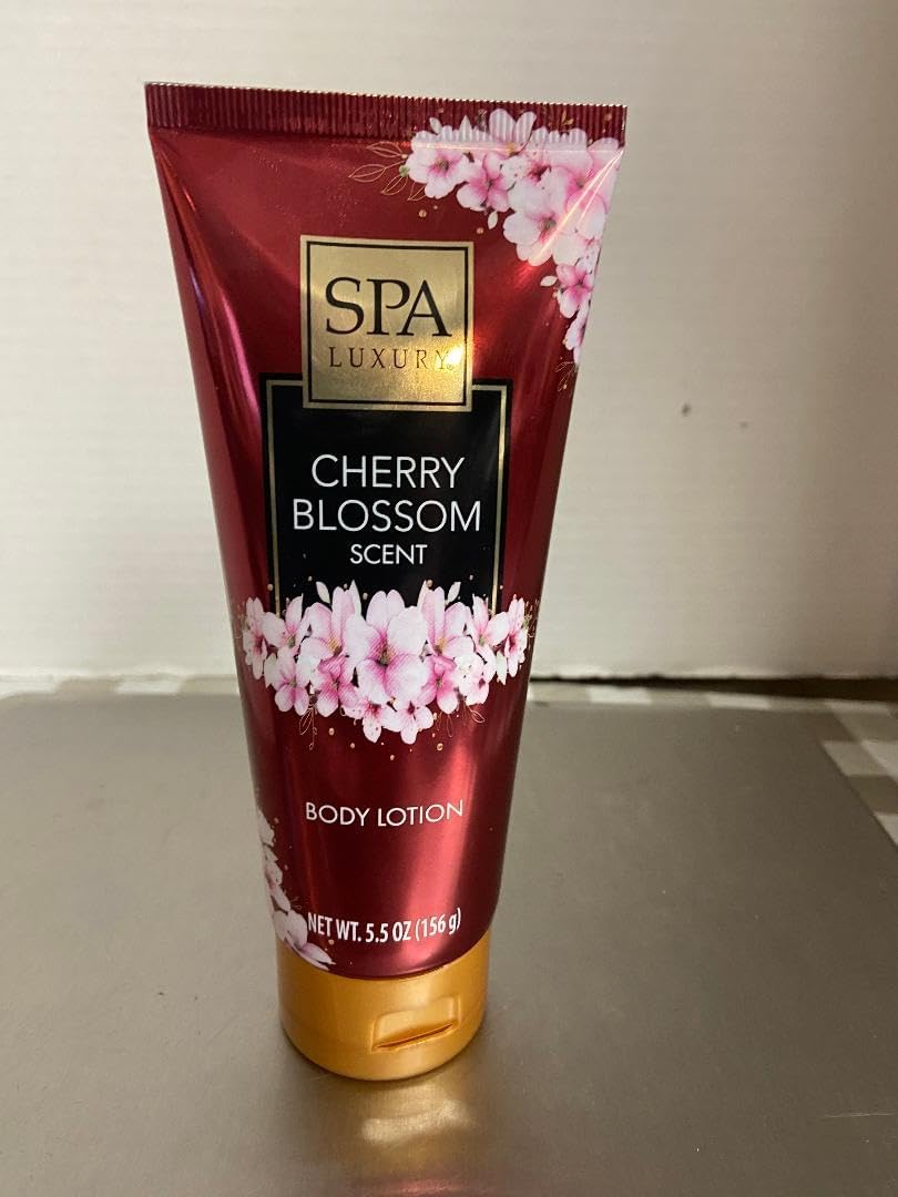 Amazon.com : SPA LUXURY Cherry Blossom Scent Body Lotion 5.5 oz ...