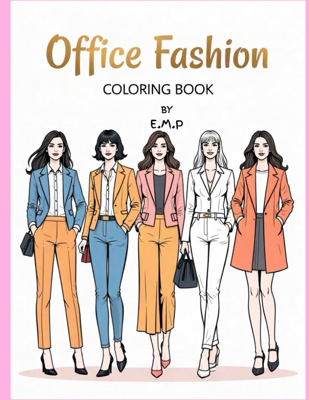 Amazon.com: Office Fashion Coloring Book: Relaxing Workwear Looks ...