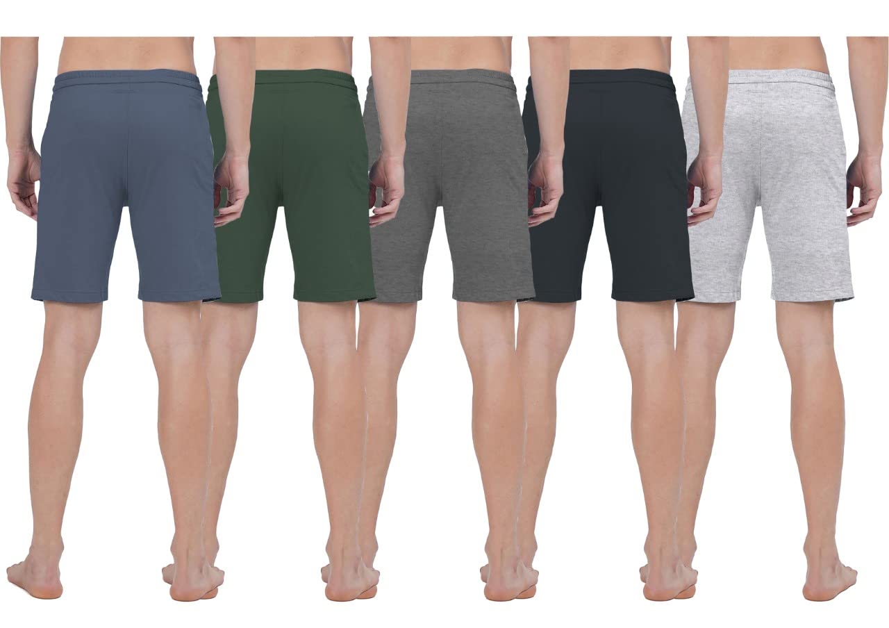 Buy SS TEX Mens Shorts Pack of 5 (2XL) Multicolour at Amazon.in