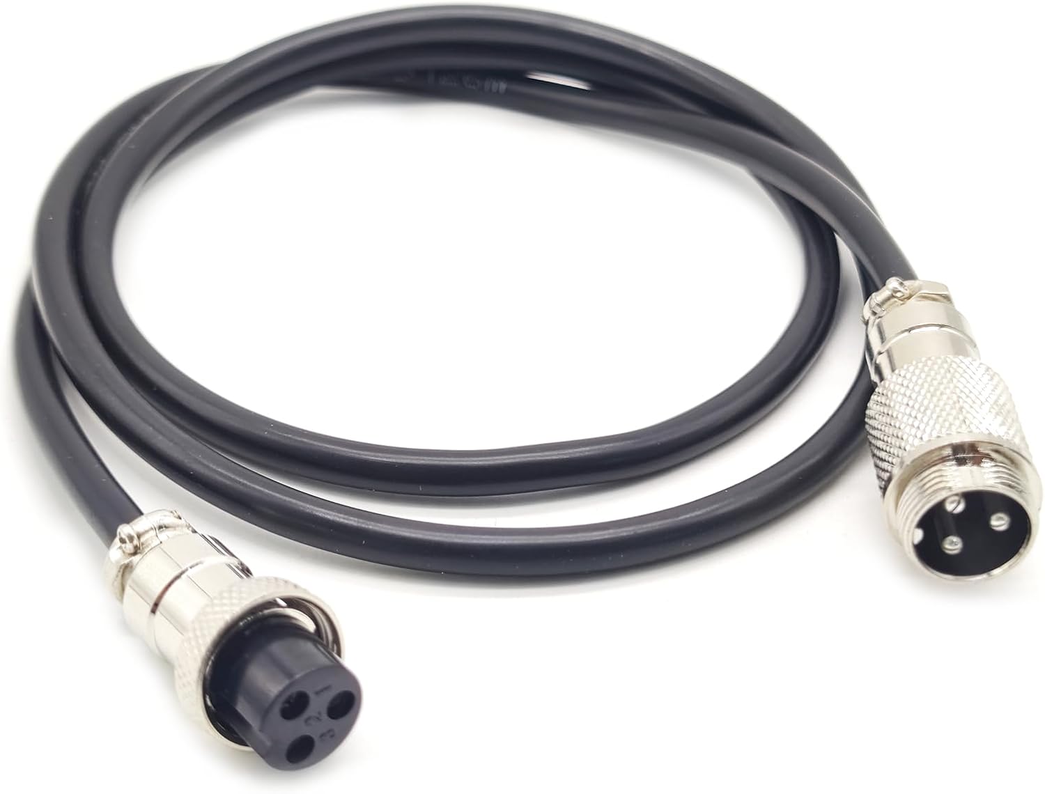 Amazon.com: 3.28 ft GX16 3 Pin Cable Male to Female Head Aviation Cordset, GX16 3 Pin Panel ...