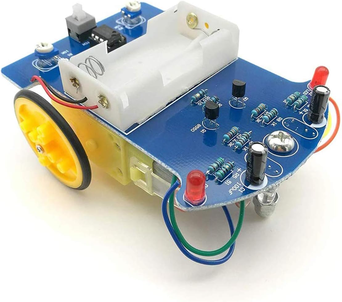 Robocraze DIY Line Follower Robot car | Line Tracking Smart Car Kit ...