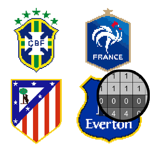 Football Logo Pixel Art Color By Number:Amazon.in:Appstore for Android