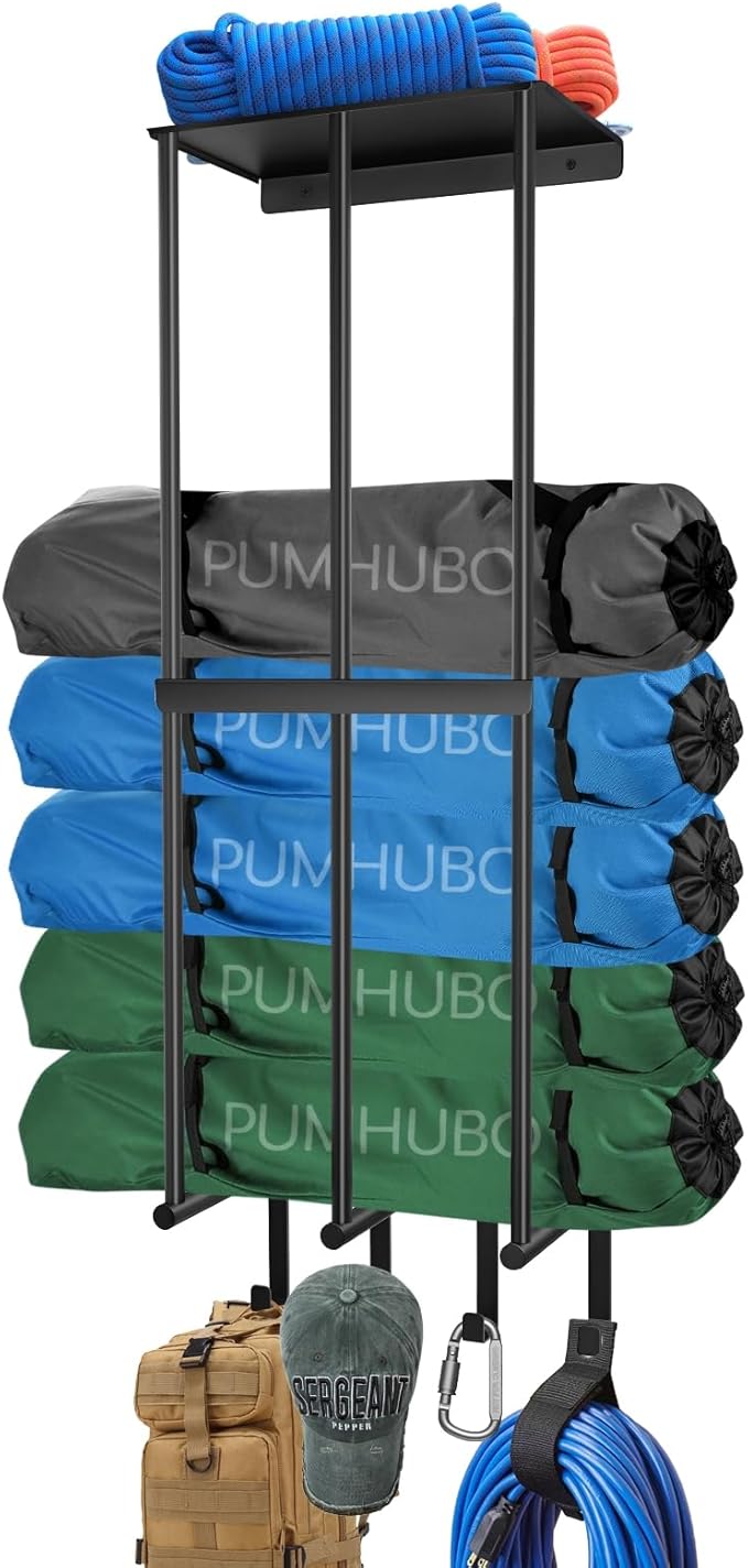 Amazon.com: PUMHUBO Camping Chair Wall Storage for Garage - Metal Beach ...