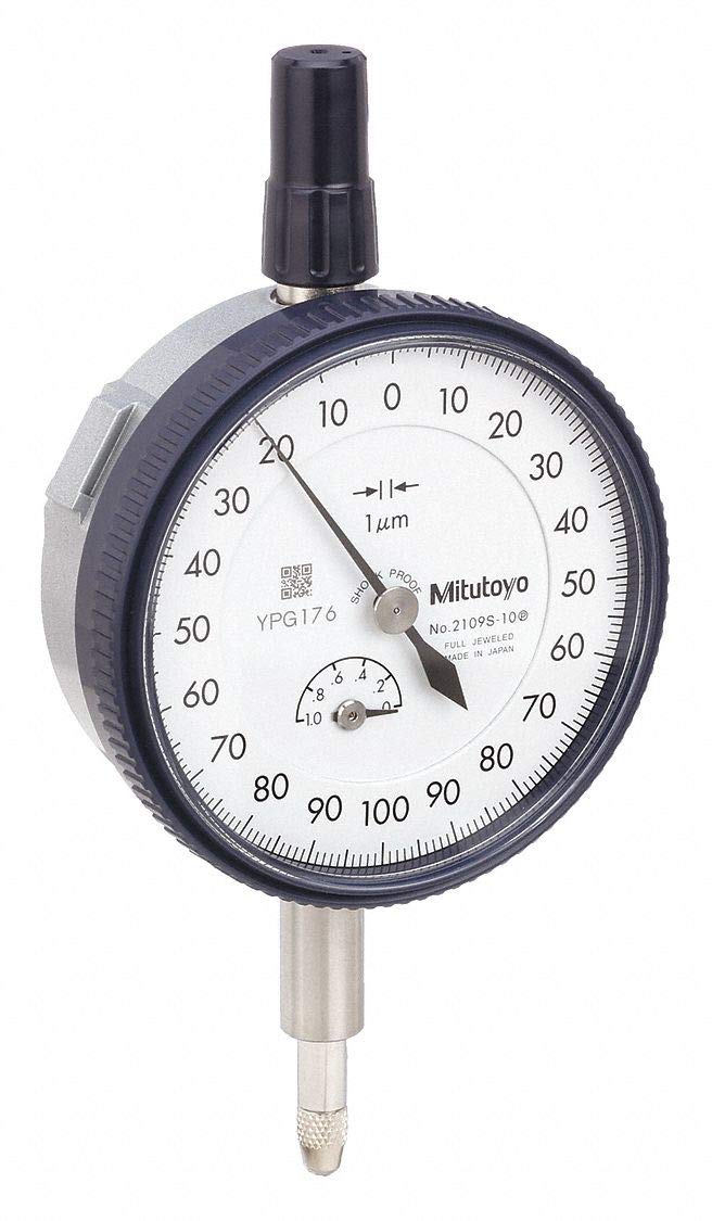 Mitutoyo 2109S-10 Plunger Type Dial Indicator 0.001 : Amazon.in ...