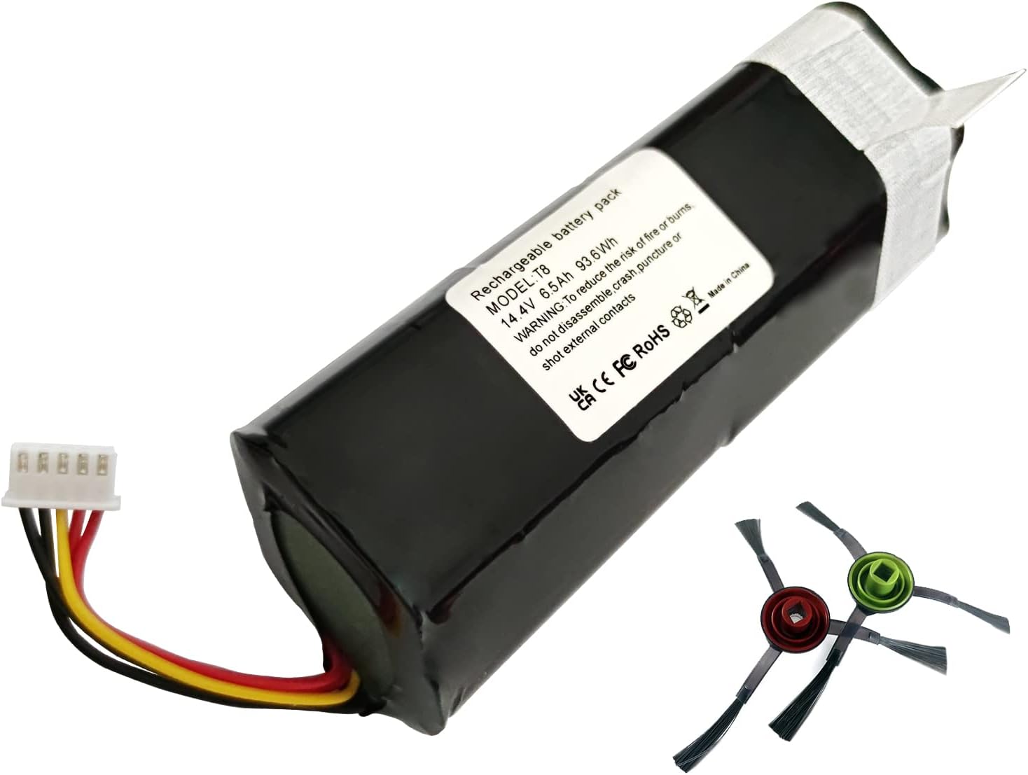 Amazon.com: Youejoeq 5200mAh Replacement Battery for ECOVACS Deebot ...