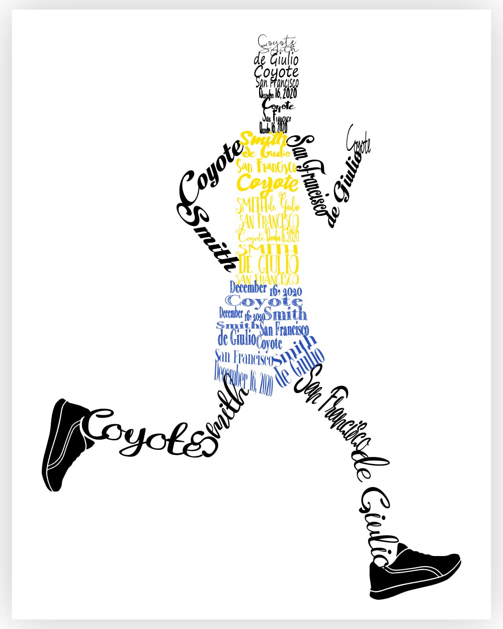 Amazon.com: Personalized Runner Gift, Gift for Marathon Runner ...