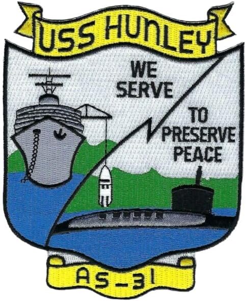 Generic USS Hunley As 31 5.5 X 4 in Eont Bcp B464 Submarine Tender ...
