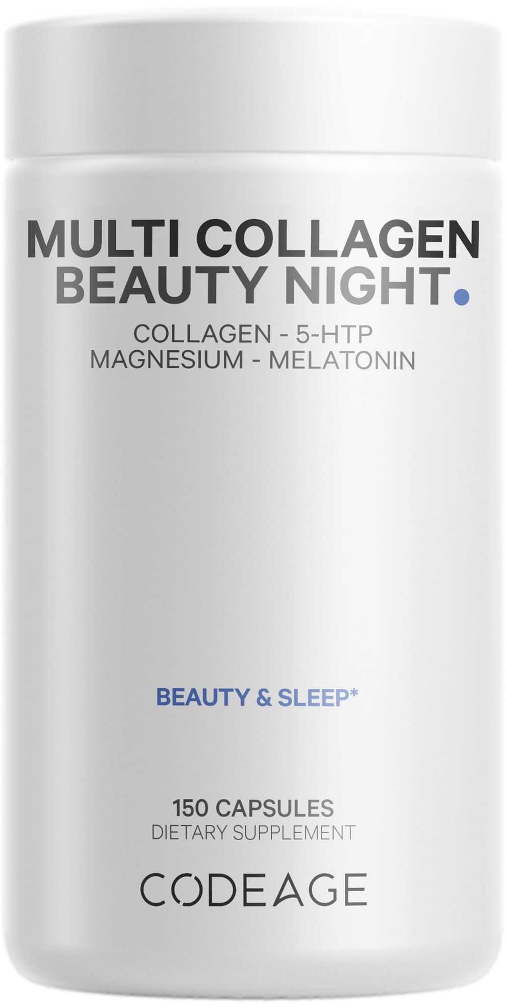 Amazon.com: Codeage Multi Collagen Protein Beauty Night - Melatonin ...