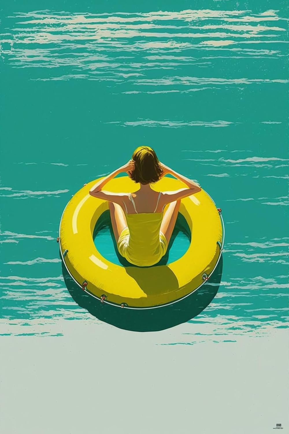 Amazon.com: Diamond Painting kit, Swimming Pool Girl Pattern,5D Diamond ...