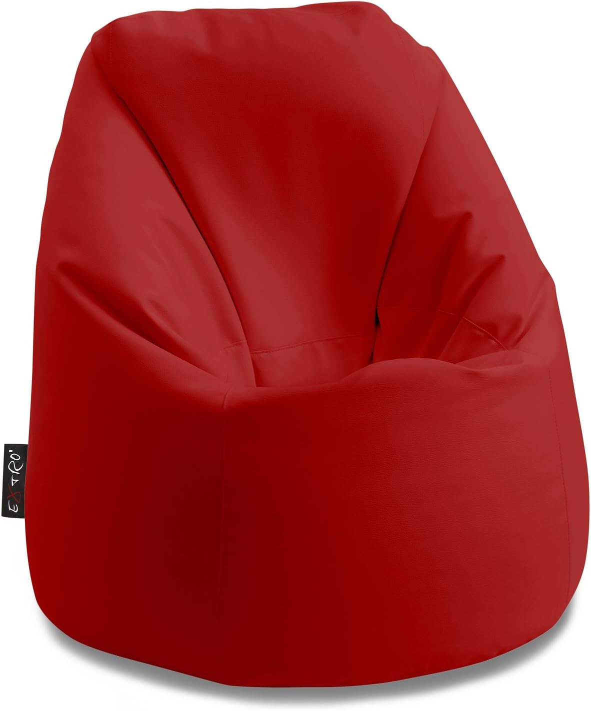 extroitaly *Bonita L* Rosso Pouf POUFF Puff PUF Sacco Morbido in Simil ...