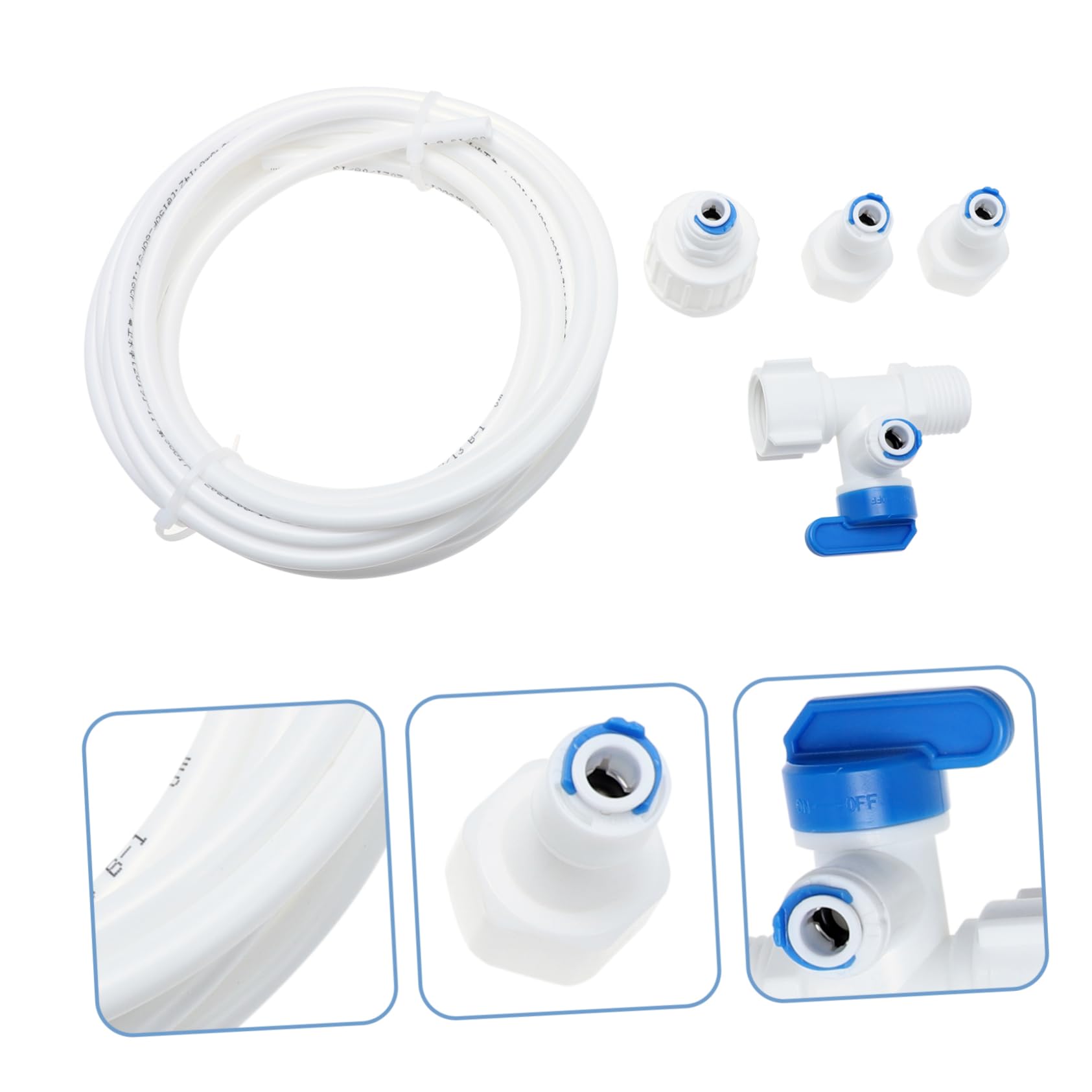 Snapklik.com : Ice Maker Connector Kit White Ice Machine Water Inlet ...