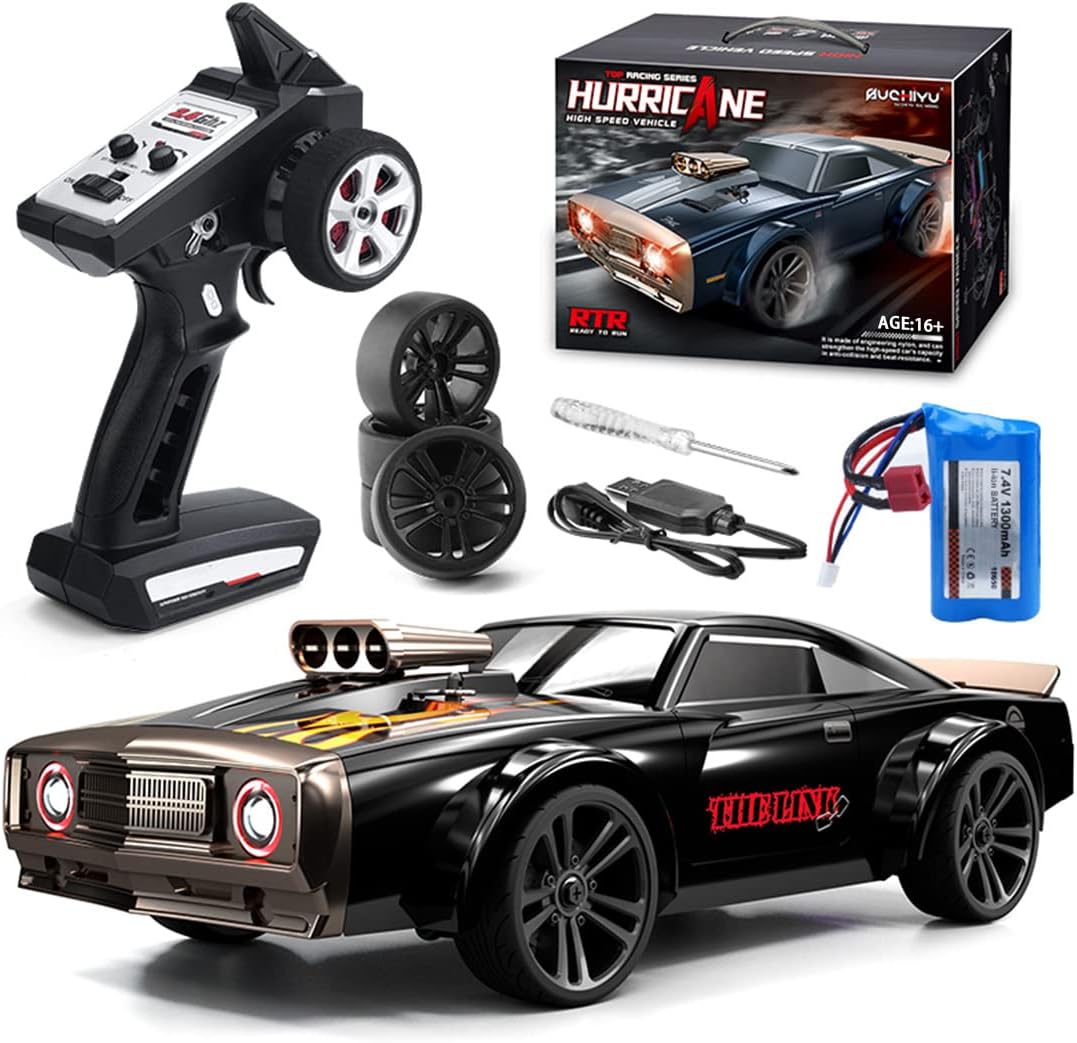 Amazon.com: ZUSTER RC Drift Muscle Car Model, 1:16 2.4G Electric 4WD ...