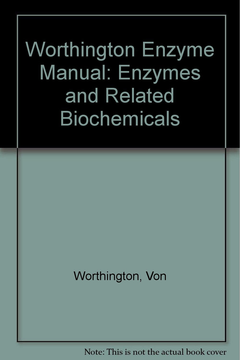 Enzymes Related Biochemicals Manual: Von Worthington: Amazon.com: Books