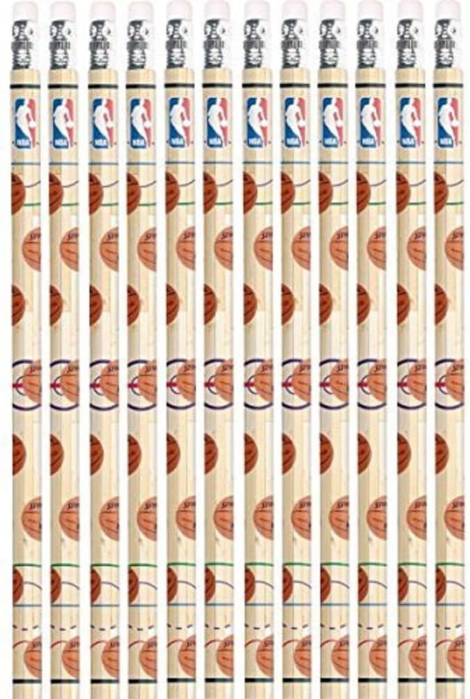 Amazon.com: Spalding Multicolor Wood Basketball Pencils - 7.5" (Pack Of ...