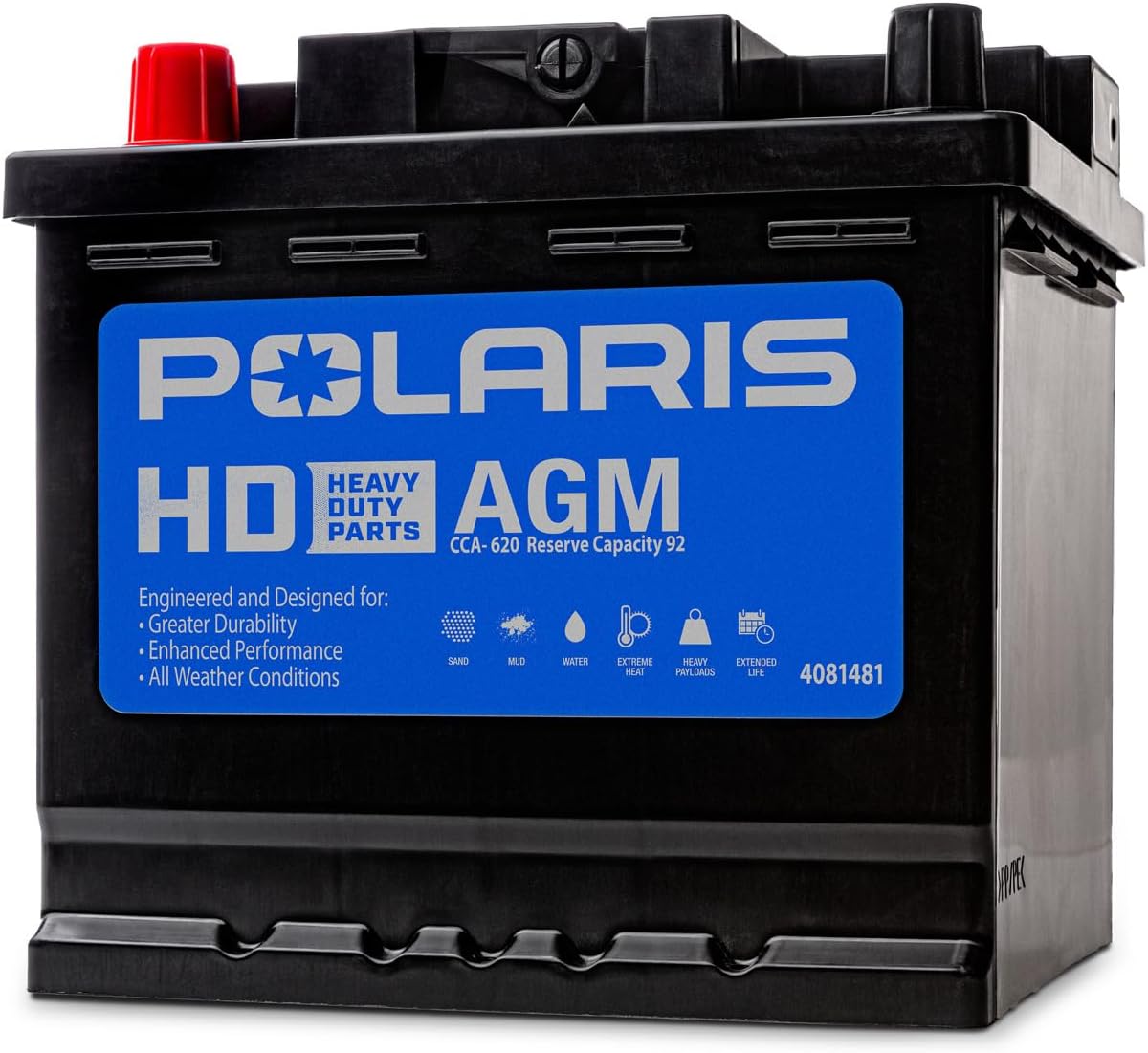 Amazon.com: Polaris Off Road HD AGM Battery Specific for Ranger 1000 ...