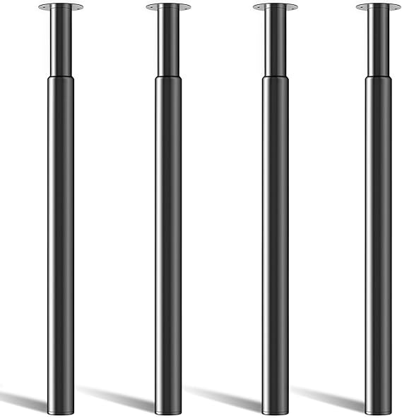 Amazing Tour Adjustable Table Legs 710-1100mm - 4 Pack Breakfast Bar ...