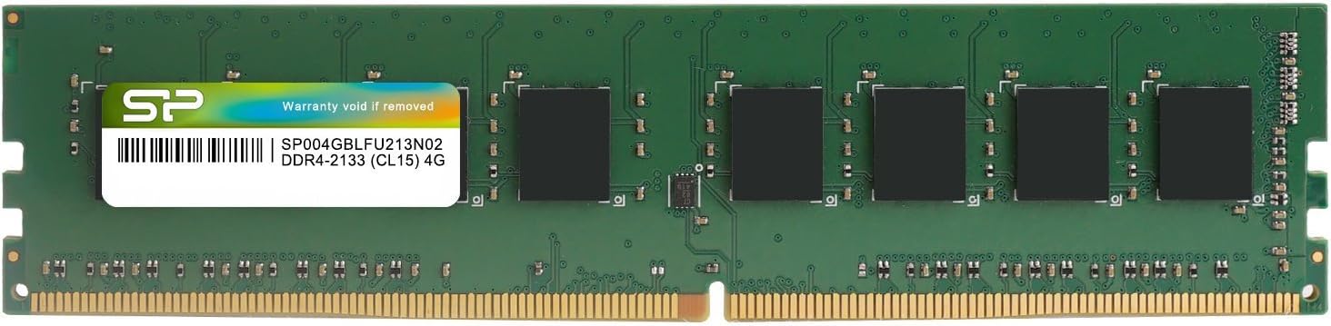 Silicon Power DDR4 4 GB 2133 Mhz Unbuffered DIMM Memory RAM Module by ...