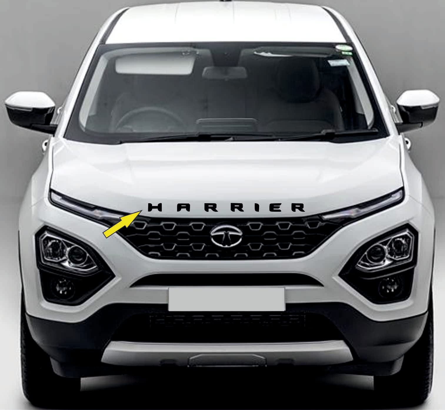 Harrier 3D Letters for car_ Black : Amazon.in: Car & Motorbike