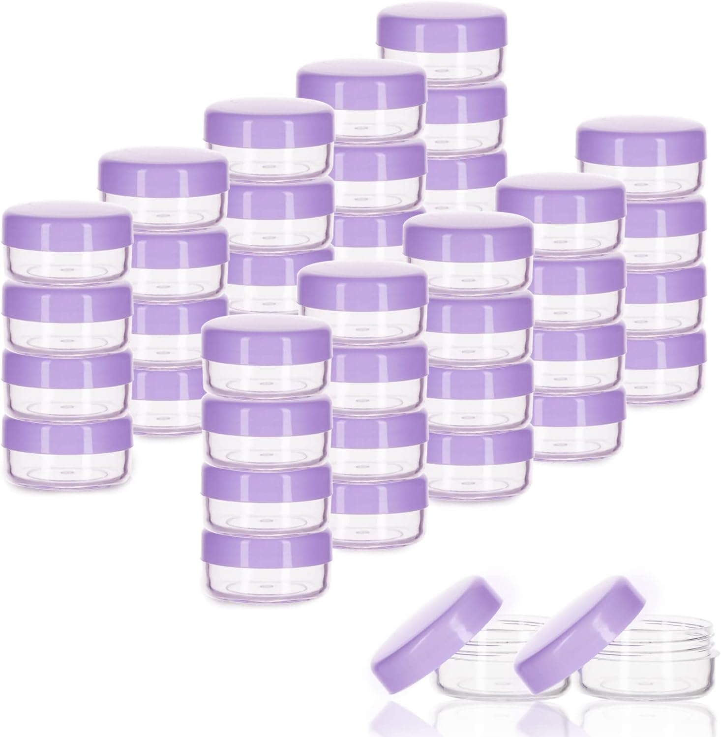 Amazon.com: 3 Gram Containers with Lids, Tiny Sample Containers ...
