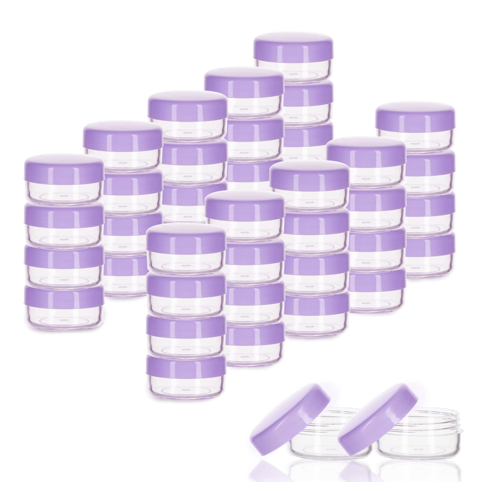 Amazon.com - 3 Gram Containers with Lids, Tiny Sample Containers ...