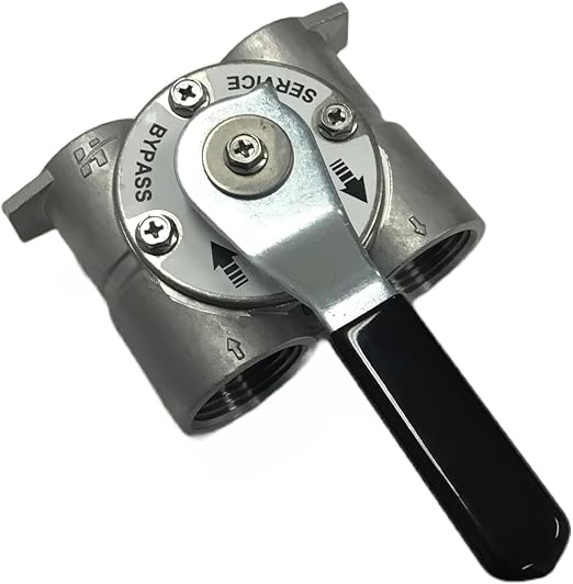 Valupur 3/4 inch NPT Fleck Style 60040SS Stainless Steel Bypass Valve ...