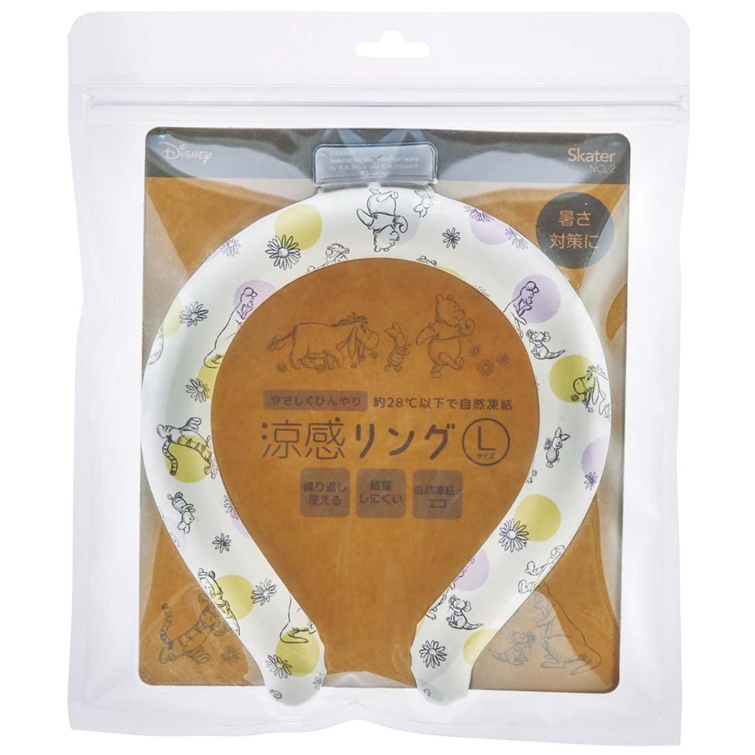 Amazon.co.jp: スケーター(Skater) 涼感リング 繰り返し使える ネッククーラー Lサイズ 成人女性 男性用 ディズニー ...