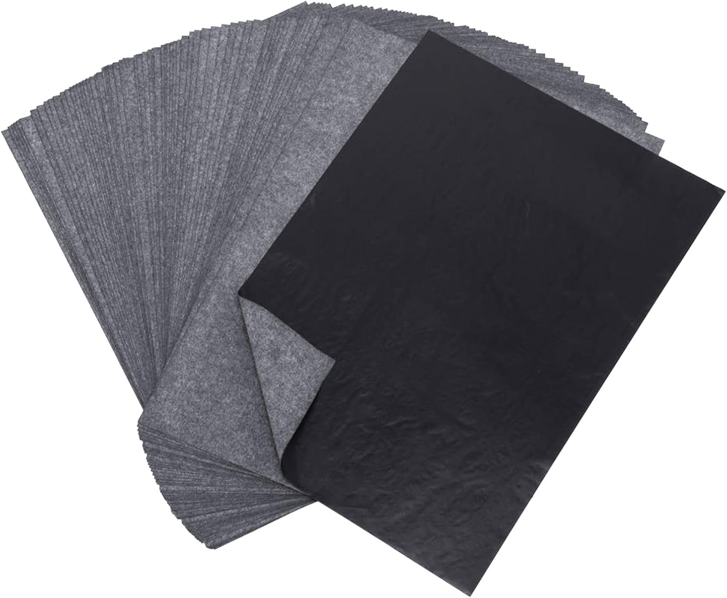 Qancekoo 100 Sheets Black Carbon Paper, Graphite Transfer Tracing Copy ...