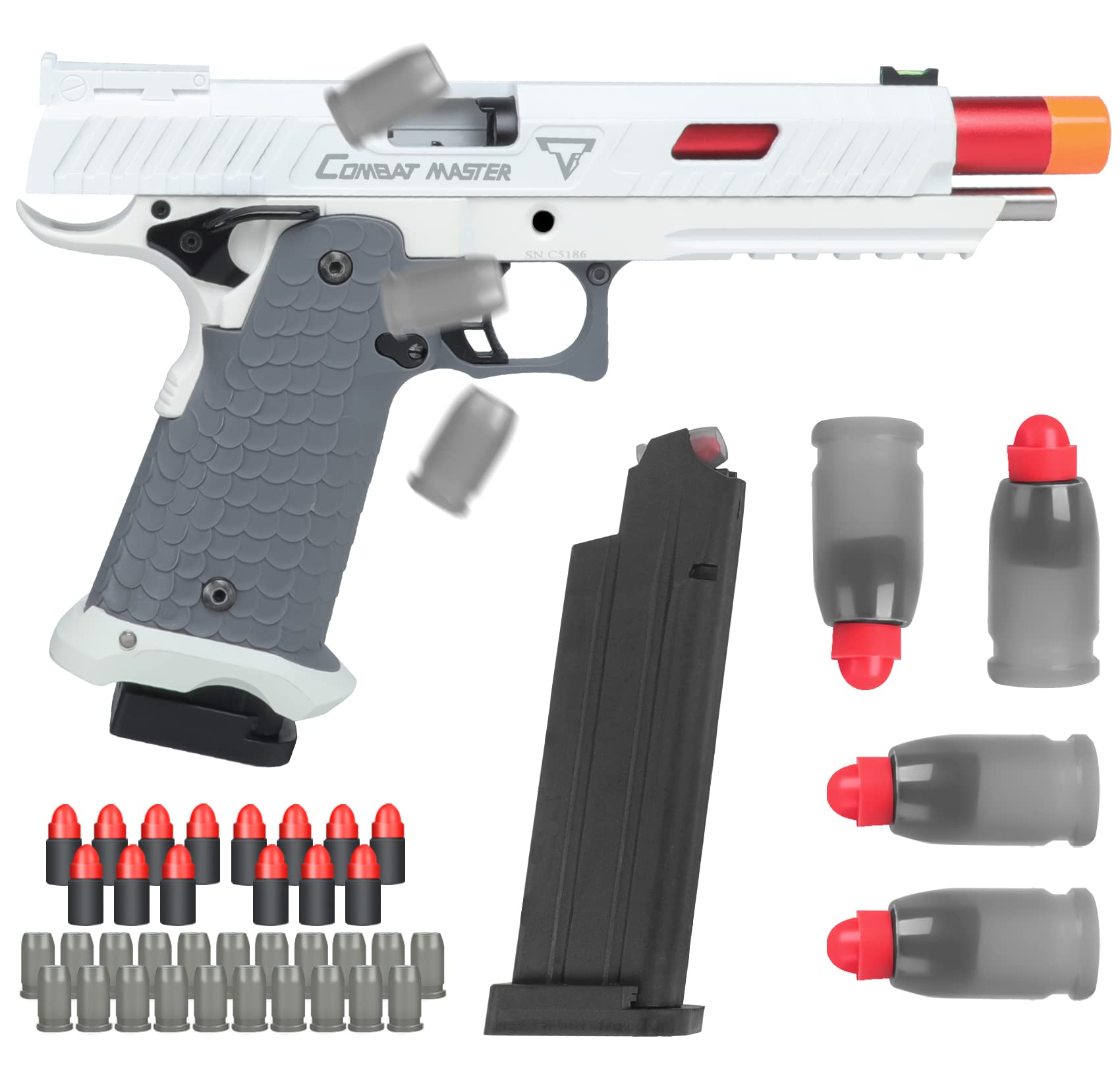 Buy Toy Gun with Shell Ejection,Soft Bullet Gun Look Real Nylon Alloy ...
