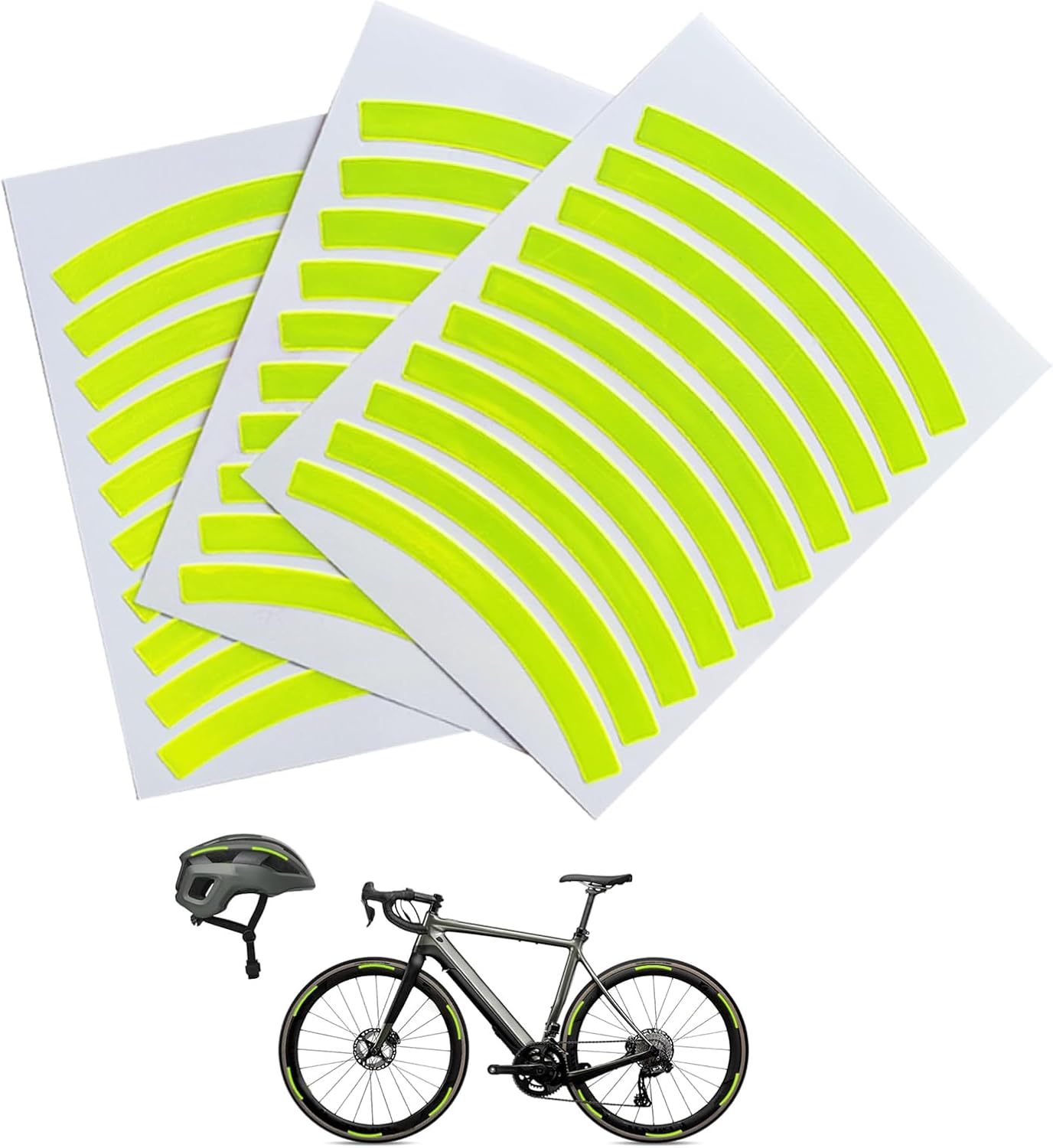 Ouxonix Reflective Stickers 30Pcs for Bike: Reflective Strips for ...