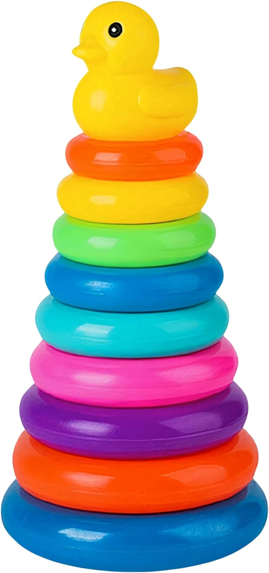 SKY-TOUCH Wooden Sorting & Stacking Toys, Shape Color Recognition ...