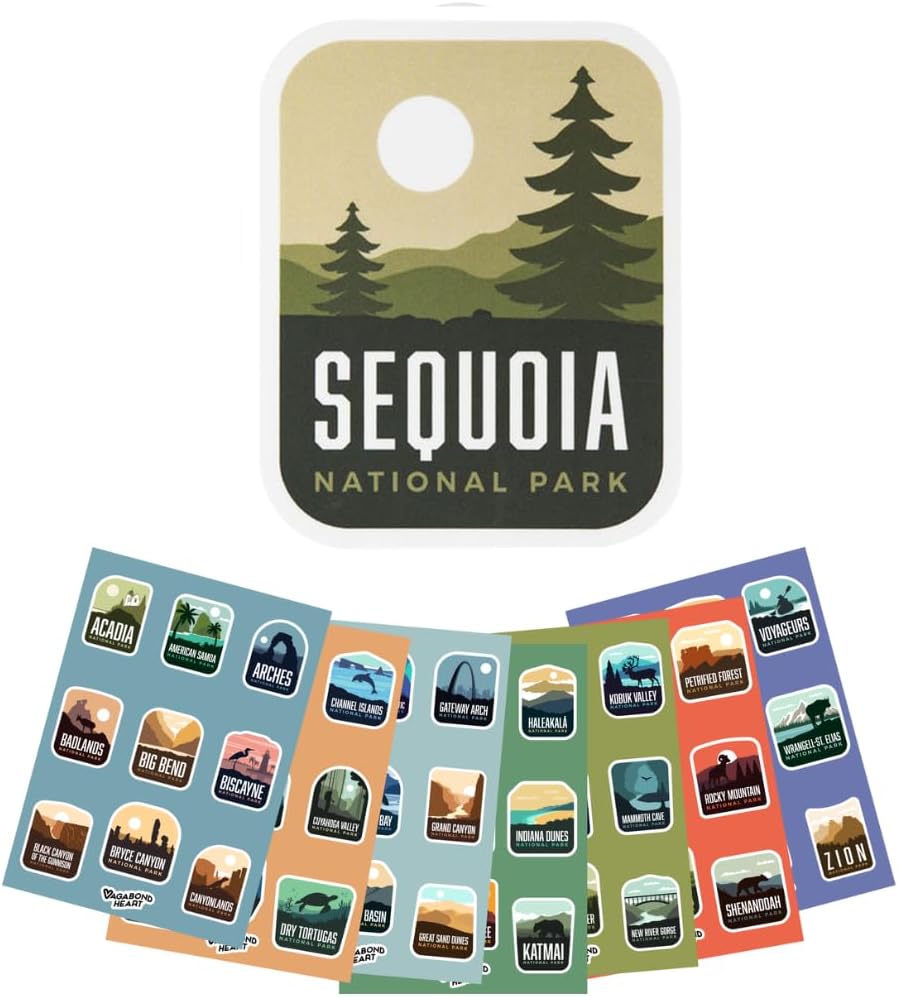 Amazon.com: Sequoia National Park Plus All 63 National Park Mini ...