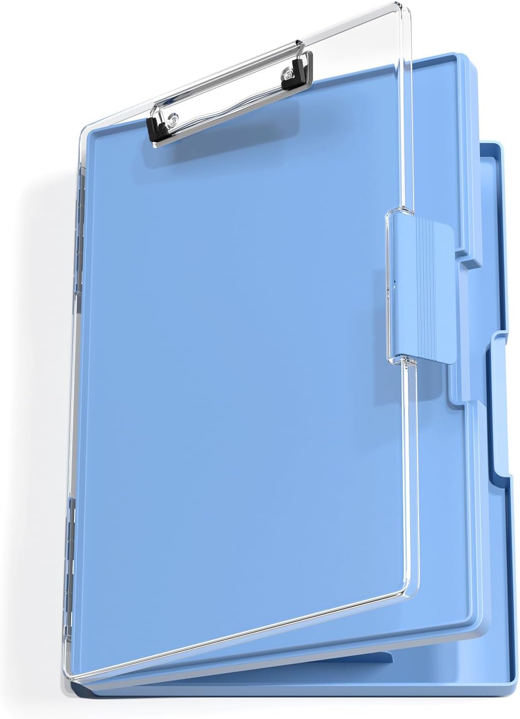 Hnogri Plastic Clipboard with Storage, Folder Care Clipboards Side ...