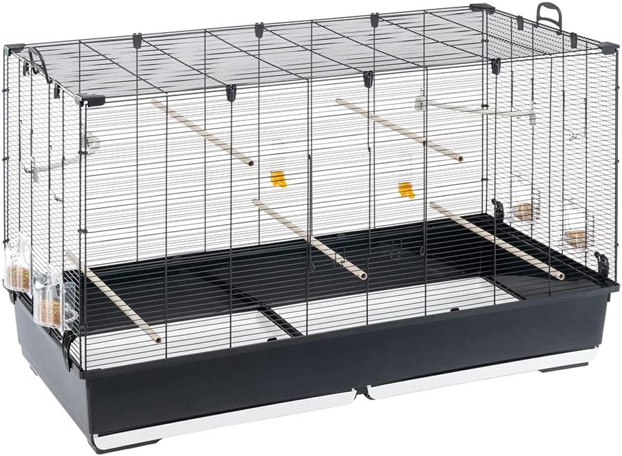 Ferplast Bird Cage Aviary PIANO 8 Large Cage for Birds, Canaries ...