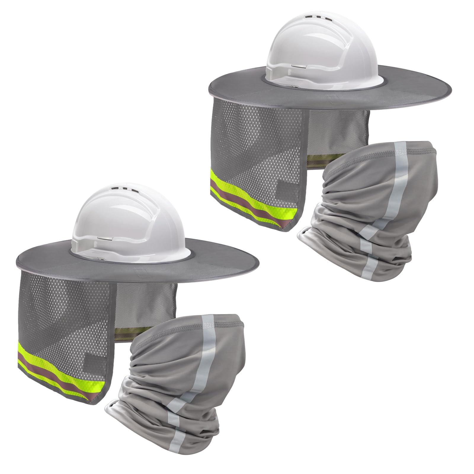 Snapklik.com : ENASGLOO 4 Pcs Full Brim Hard Hat Sun Shade Mesh Neck ...