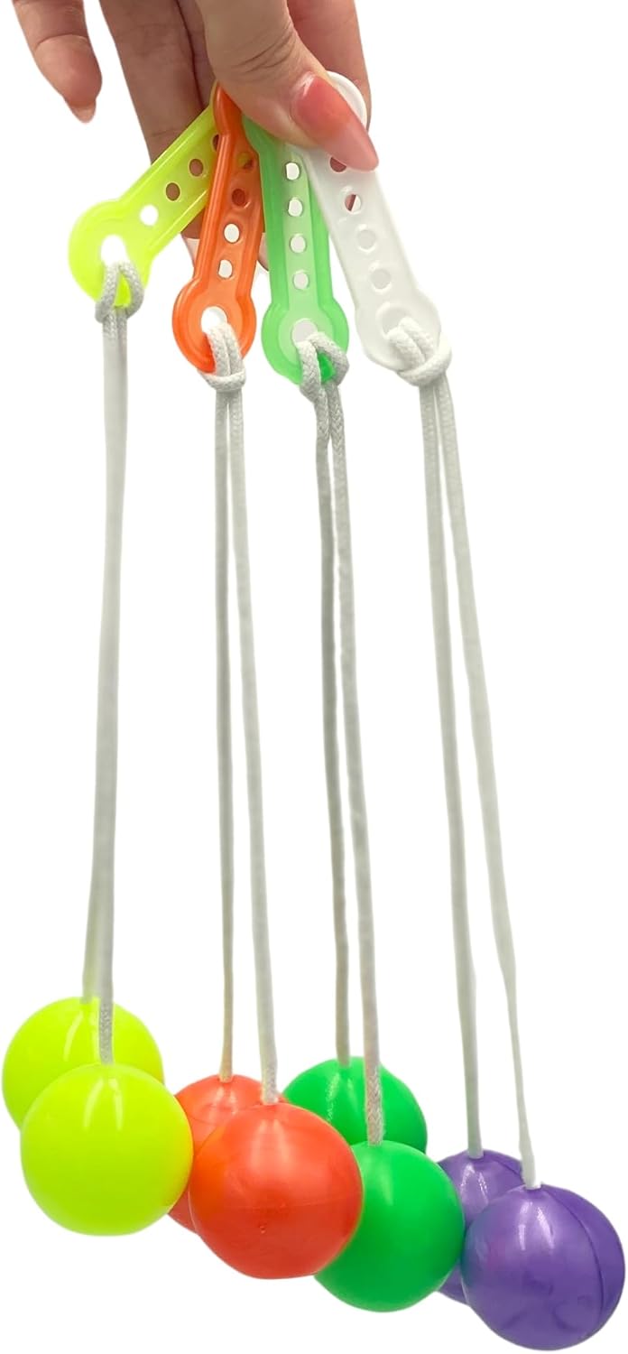 Amazon.com: Marsrut (4PCS) Click Balls with String - A Novelty Sensory ...