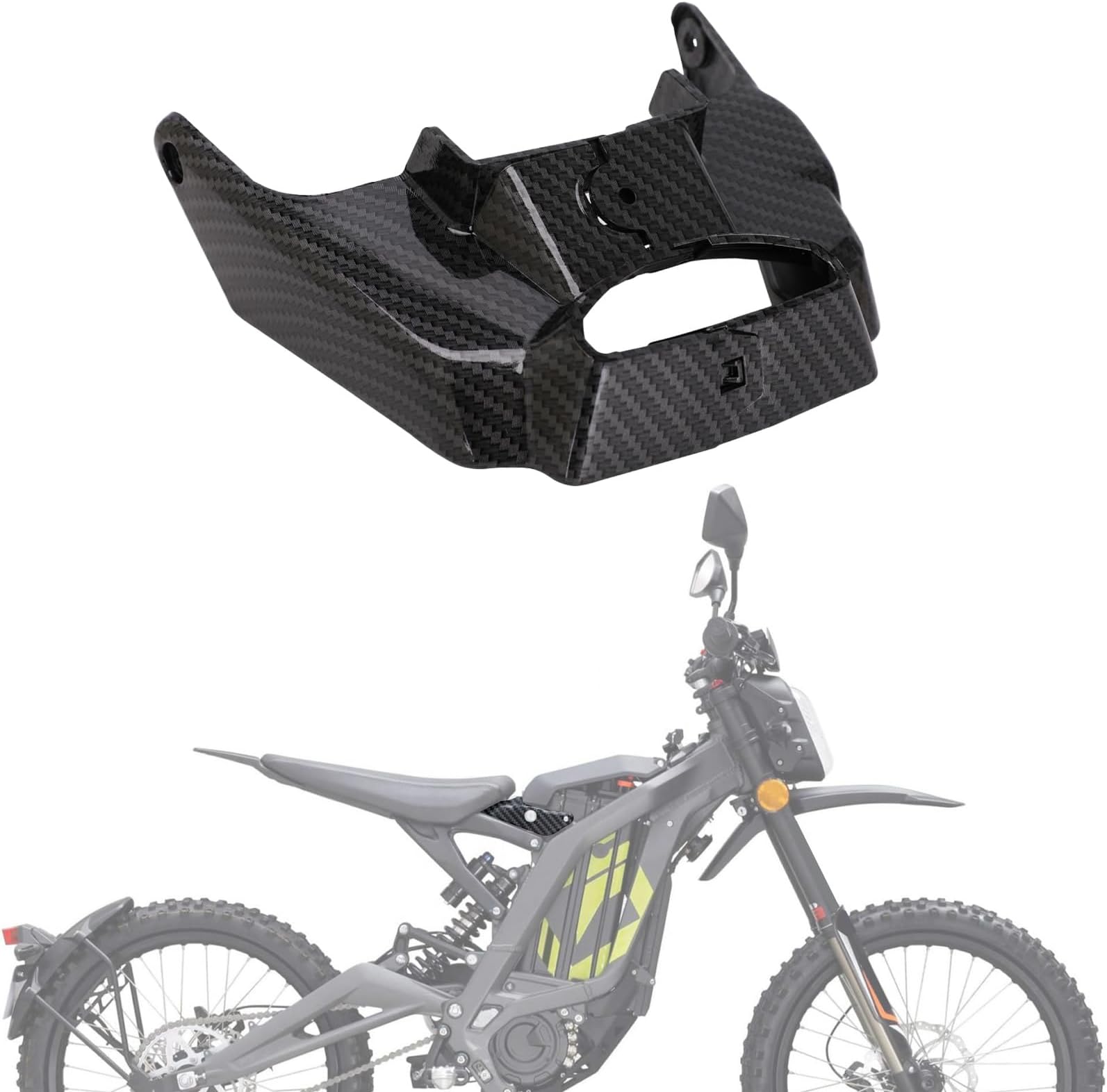 Amazon.com: JFG RACING Sur Ron Battery Cover Carbon Fiber Pattern for SurRon Light Bee X/S ...